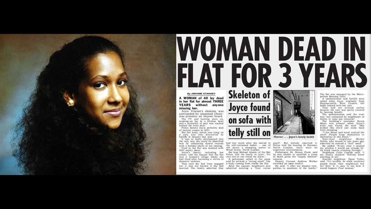 Joyce Carol Vincent Skeletal Remains #ZaweAshton on LockerDome
